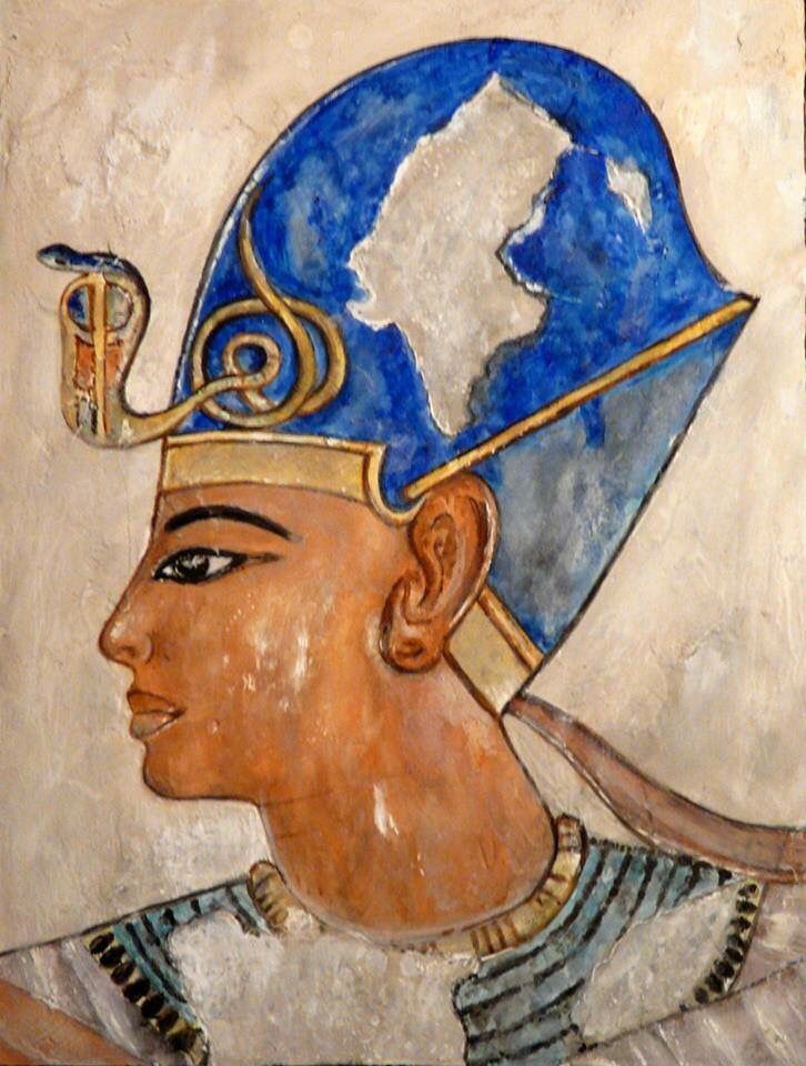 The Blue Crown Khepresh Symbol Royal Insignia